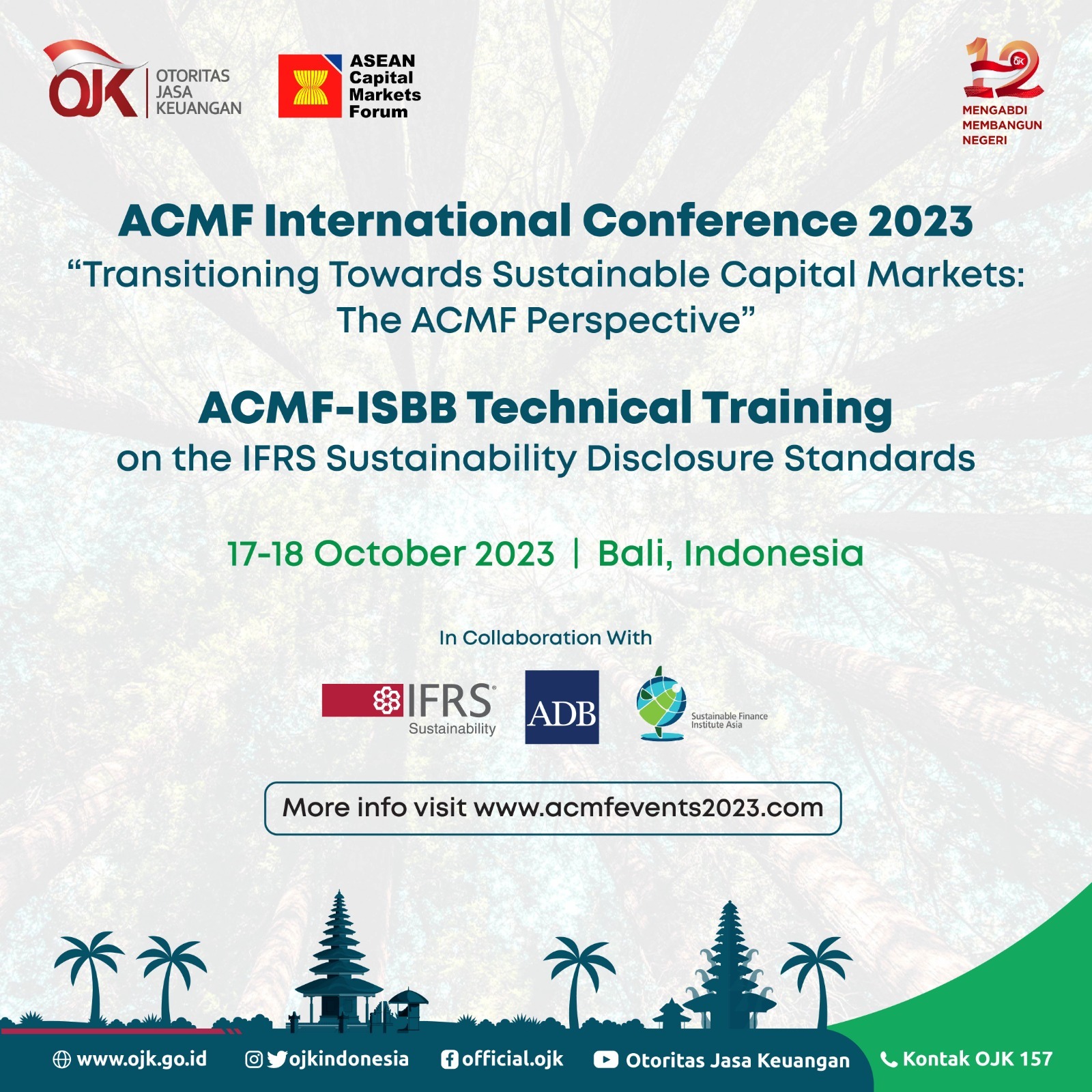 ACMF International Conference 2023 dan ACMF-ISSB Technical Training ACMF International Conference 2023 dan ACMF-ISSB Technical Training